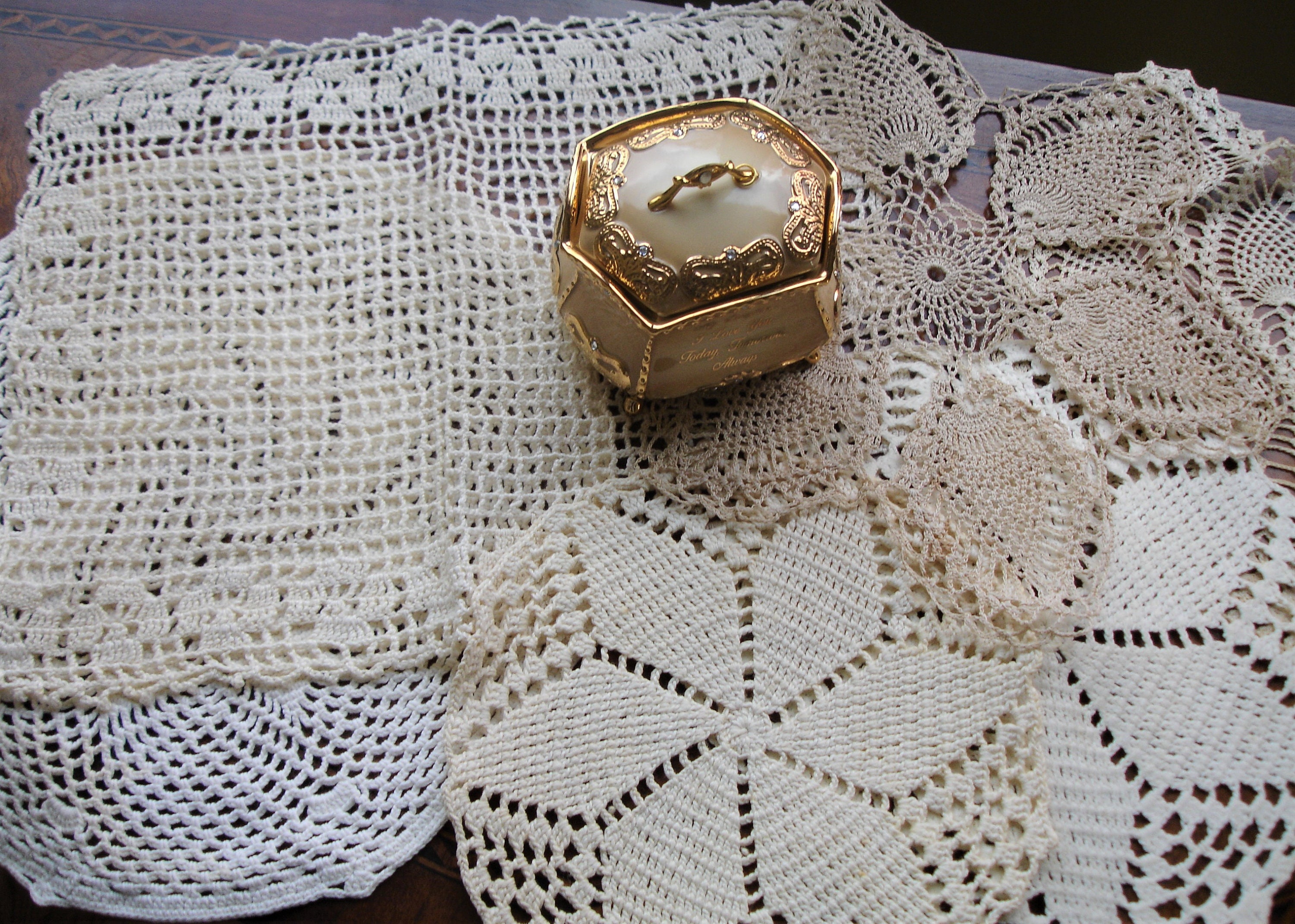 Dolies, Lot of Doilies, Handmade, Hand Crocheted, Vintage and Antique ...