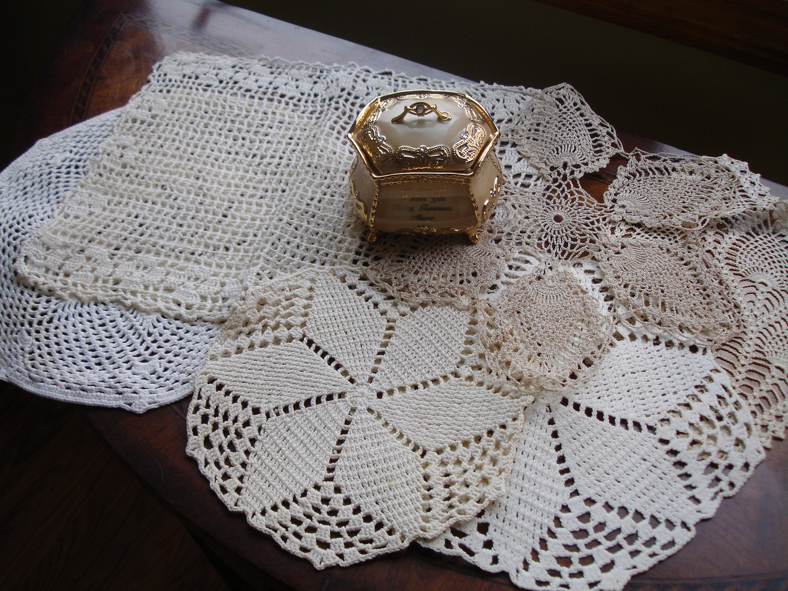 Dolies, Lot of Doilies, Handmade, Hand Crocheted, Vintage and Antique ...