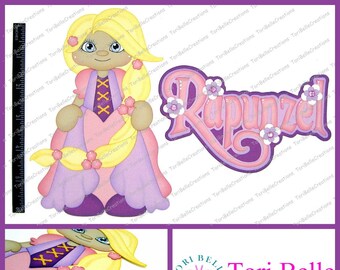 Rapunzel Princess Premade Paper Piecing Die Cut Scrapbook - Etsy