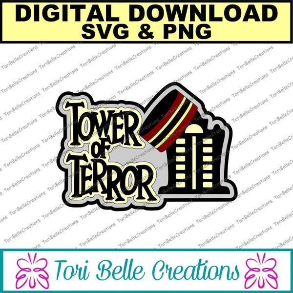 Tower of Terror Svg File - Etsy Canada