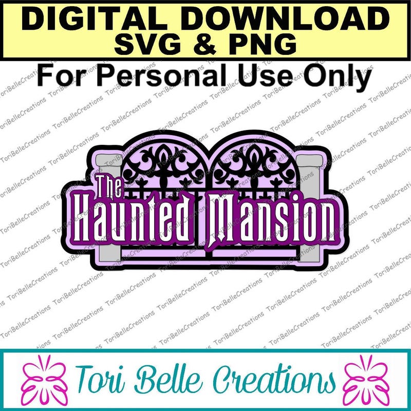 Haunted Mansion Svg - Etsy