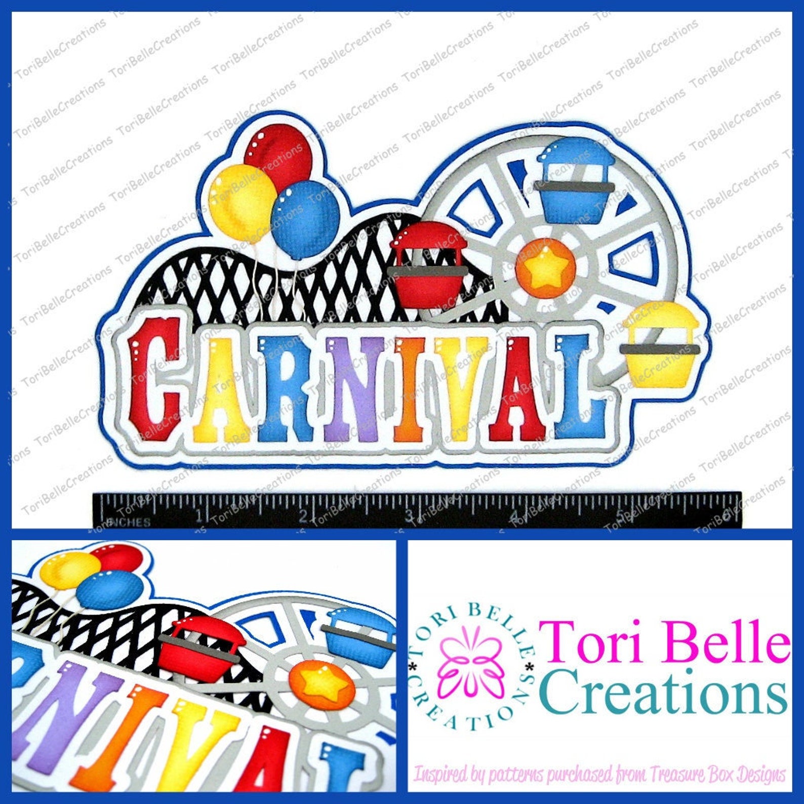 Scrapbook Pages Die Cut Paper Piecing Premade Scrapbooking - Etsy