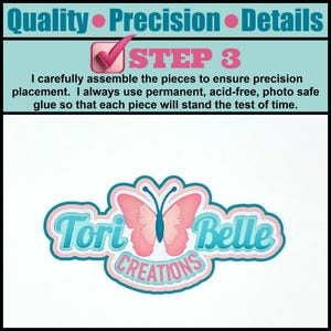 Scrapbook Pages Die Cut Paper Piecing Premade Scrapbooking ...