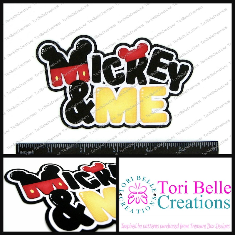 Mickey Mouse Die Cut - Etsy