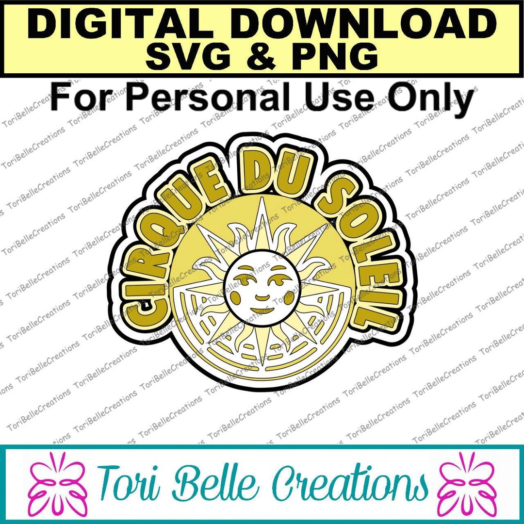Cirque Du Soleil Title: Layered SVG Cut File for Scrapbooking (digital ...