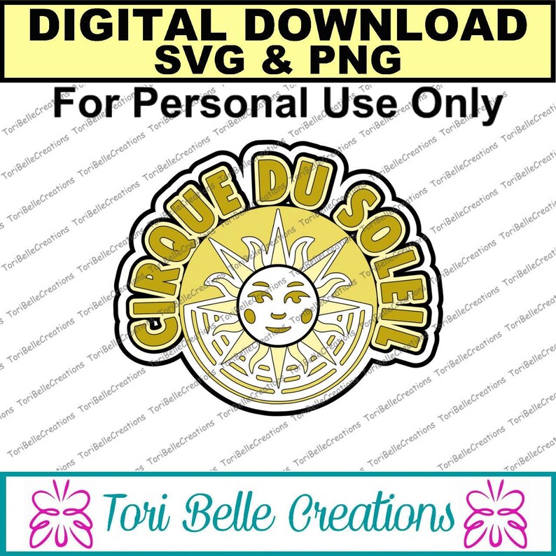 Cirque Du Soleil Title: Layered SVG Cut File for Scrapbooking (digital ...
