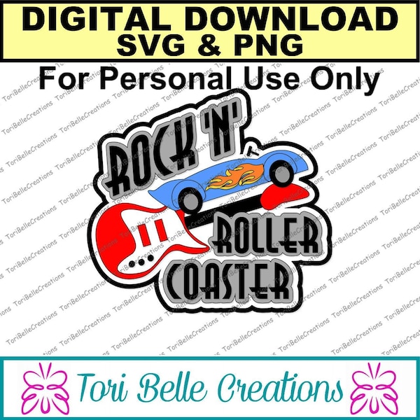 Rockin Roller Coaster Svg - Etsy
