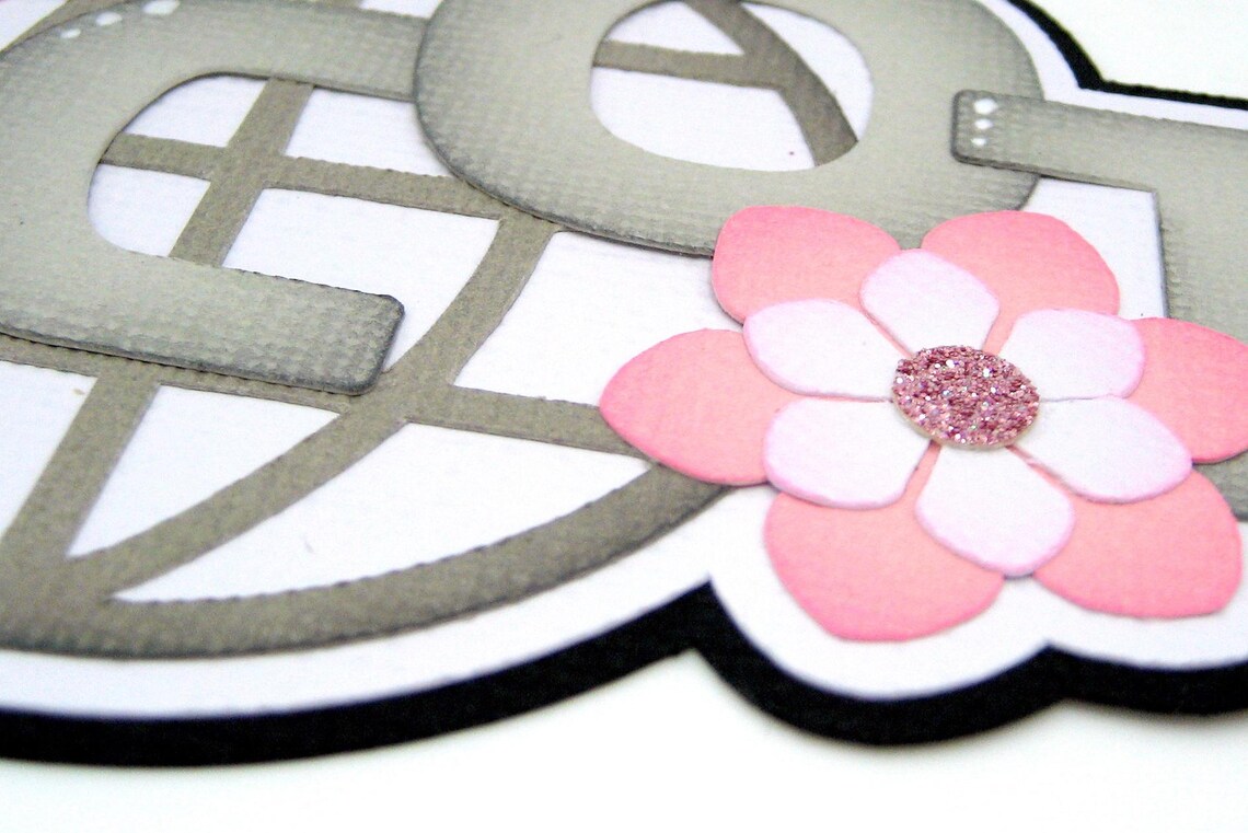 Scrapbook Pages Die Cut Paper Piecing Premade Scrapbooking ...