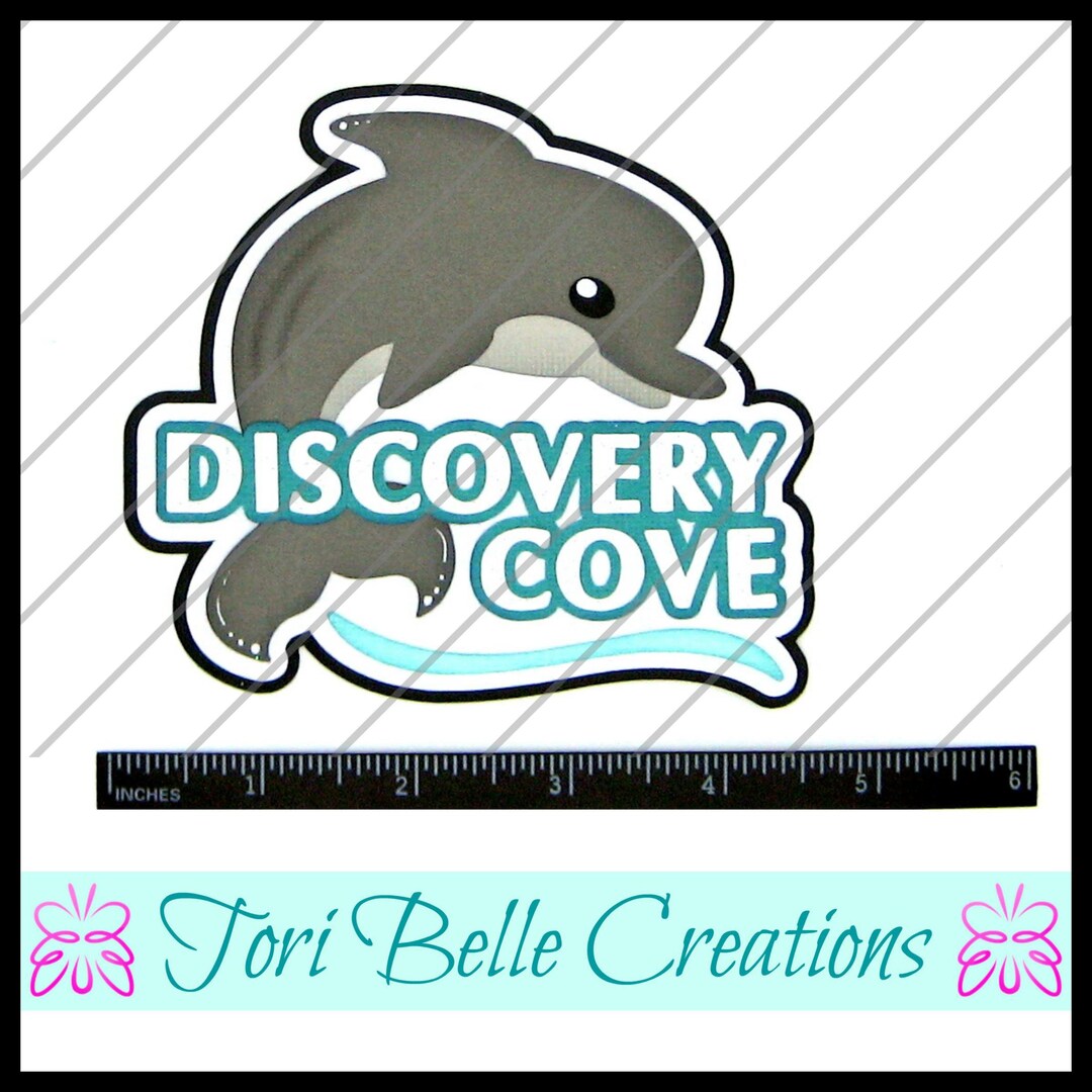 Discovery Cove Scrapbook Title: Handmade Paper Piecing Die Cut ...
