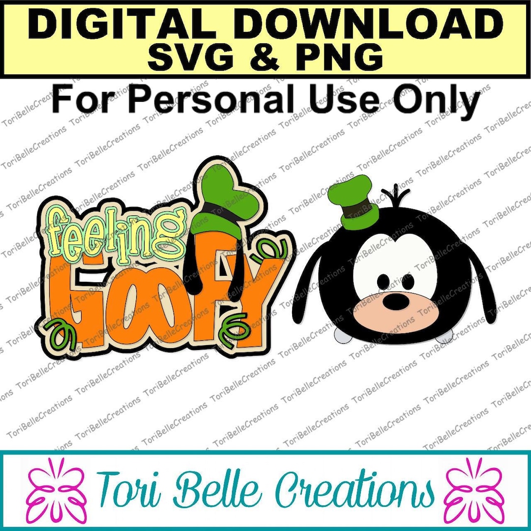 Feeling Goofy Title: Layered SVG Cut File for Scrapbooking (digital ...