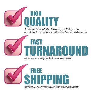 Scrapbook Pages Die Cut Paper Piecing Premade Scrapbooking ...