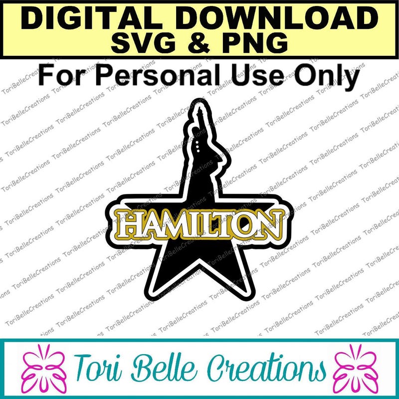 Hamilton Svg - Etsy
