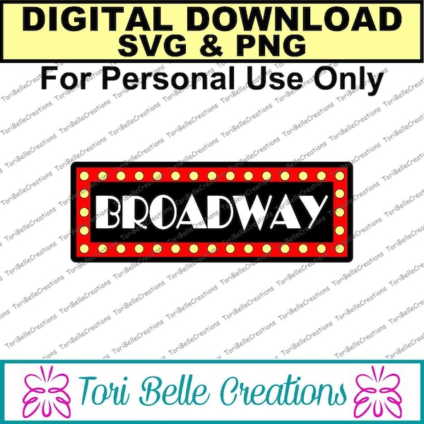 Broadway Sign - Etsy