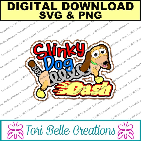 Slinky Dog Dash Svg - Etsy