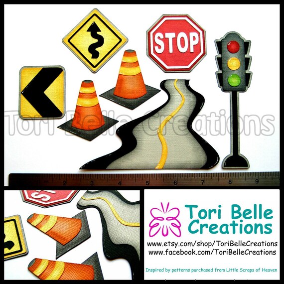 Scrapbook Pages Die Cut Paper Piecing Premade Scrapbooking | Etsy