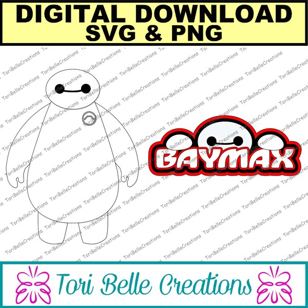 Baymax Svg - Etsy