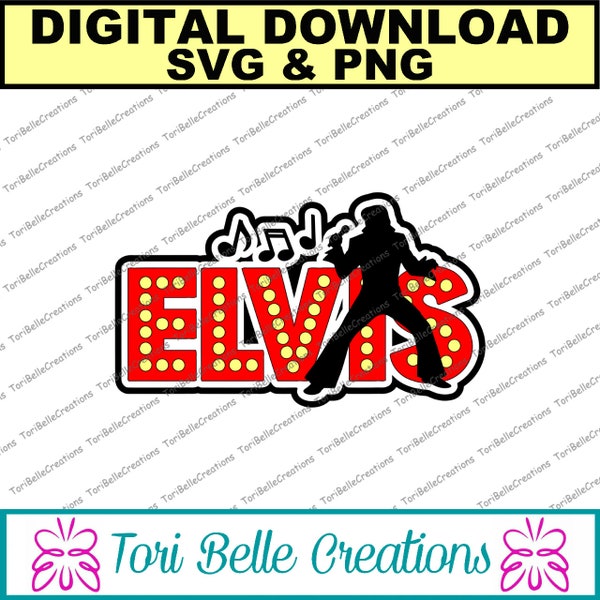 Elvis Presley Svg - Etsy