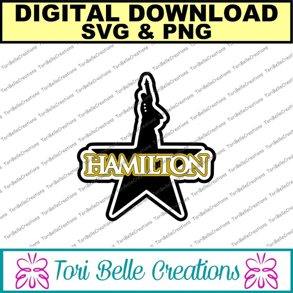 Hamilton Svg - Etsy