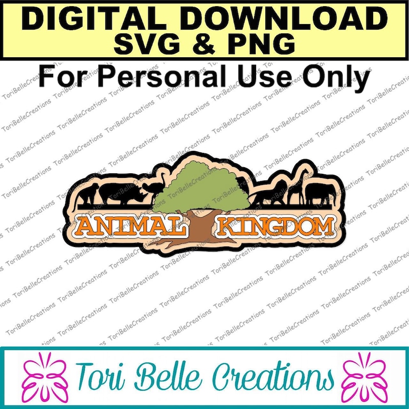 Animal Kingdom Svg - Etsy