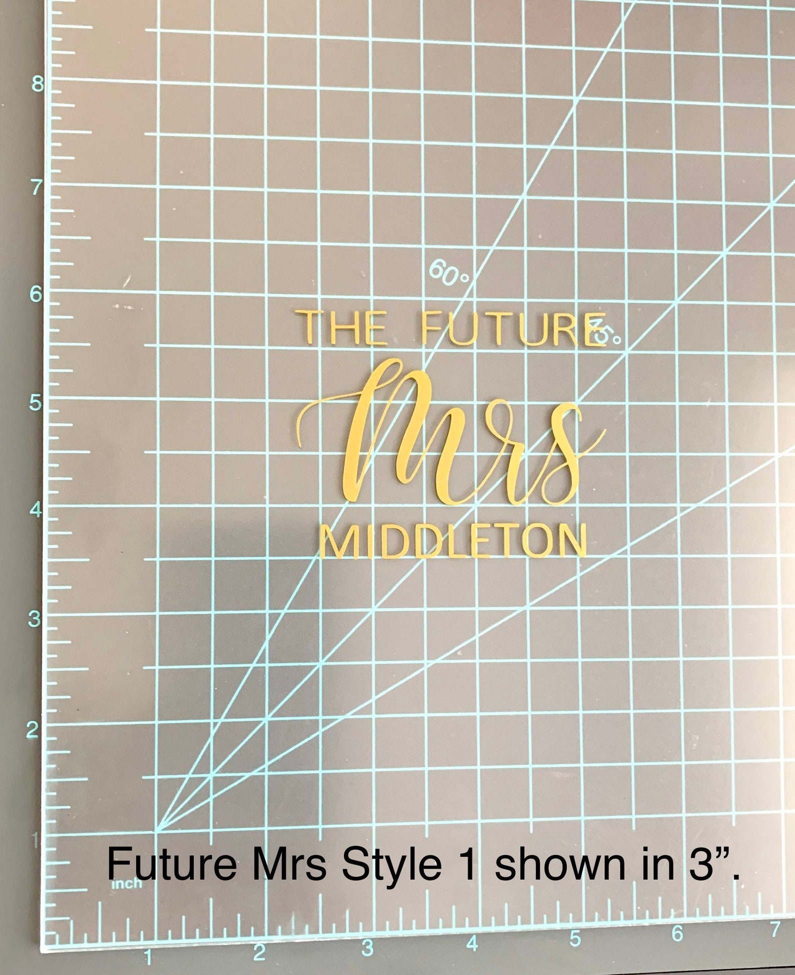 The Future Mrs Customizable Vinyl Decal/sticker for | Etsy