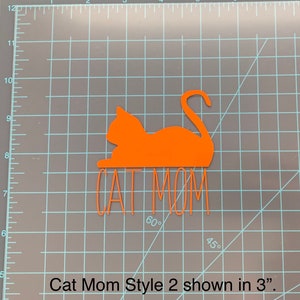 Cat Mom/cat Dad Vinyl Decal/sticker for Car/laptop/tumbler - Etsy