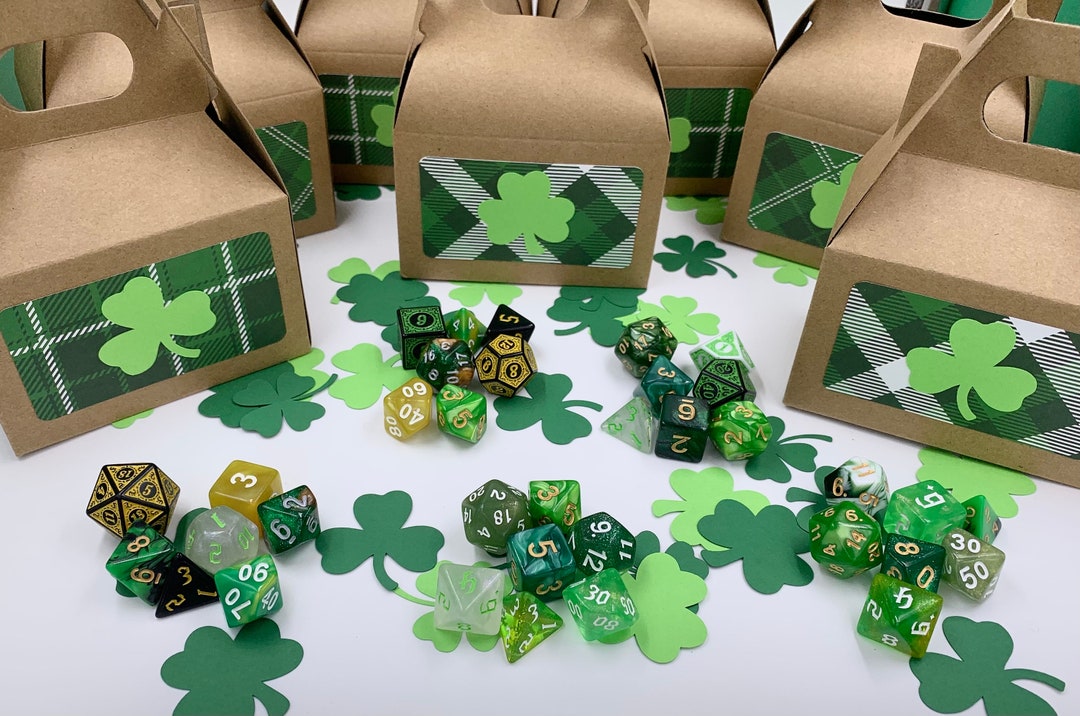 St. Patrick’s Day Dice Sets 7pcs - Handpicked Curated Dice Sets - D4 ...