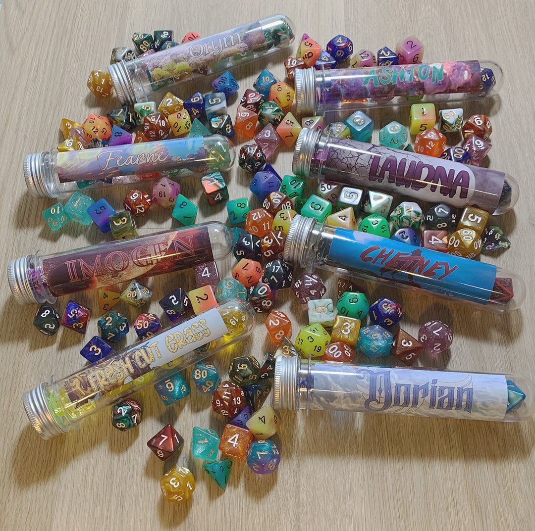 Bells Hells Inspired Curated Dice Sets - D4, D6, D8, D10, D100, D12, D20, Dnd, Dungeons and ...