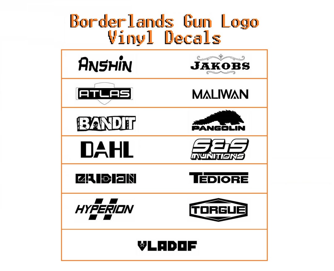 Gun Manufacturers Logo Vinyl Decal/sticker for Car/laptop - Etsy