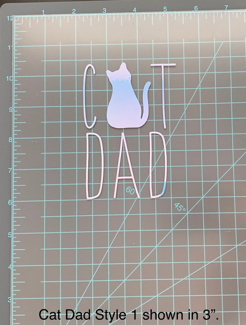 Cat Mom/cat Dad Vinyl Decal/sticker for Car/laptop | Etsy