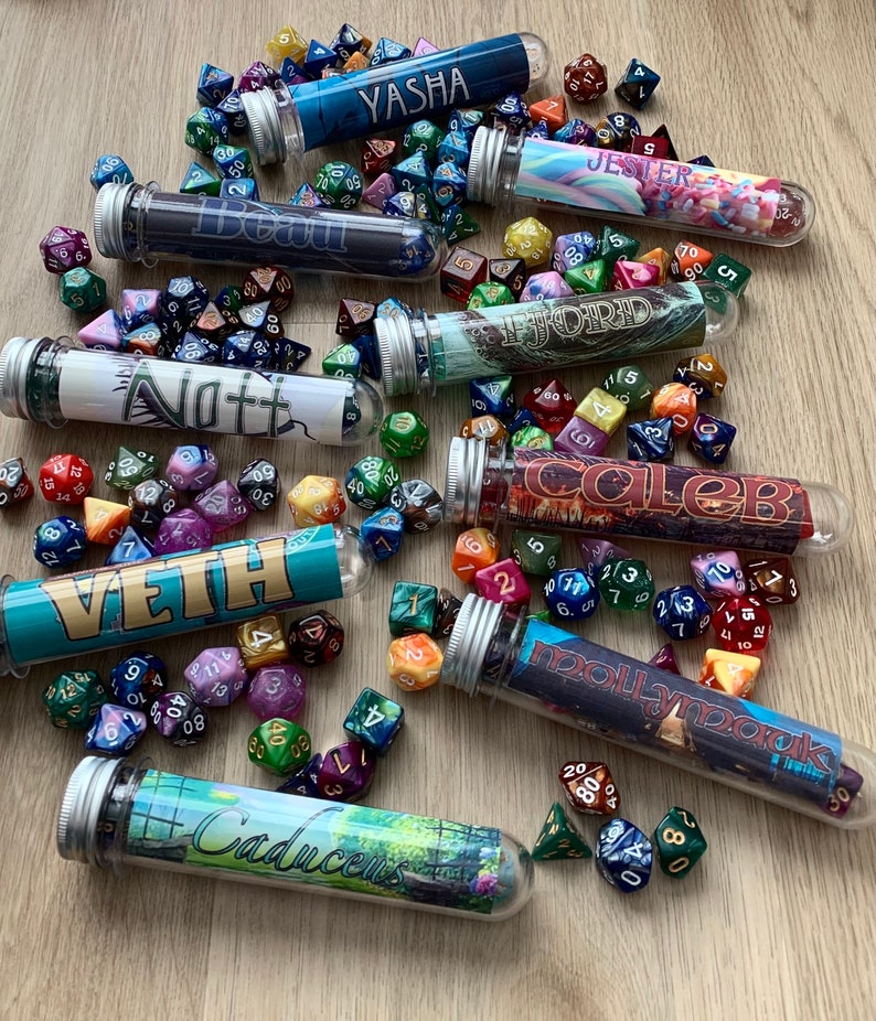 Mighty Nein Inspired Curated Dice Sets - Dnd, Dungeons and Dragons ...