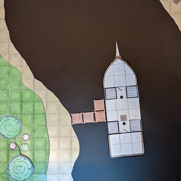 Rpg Ship Map Grid - Etsy