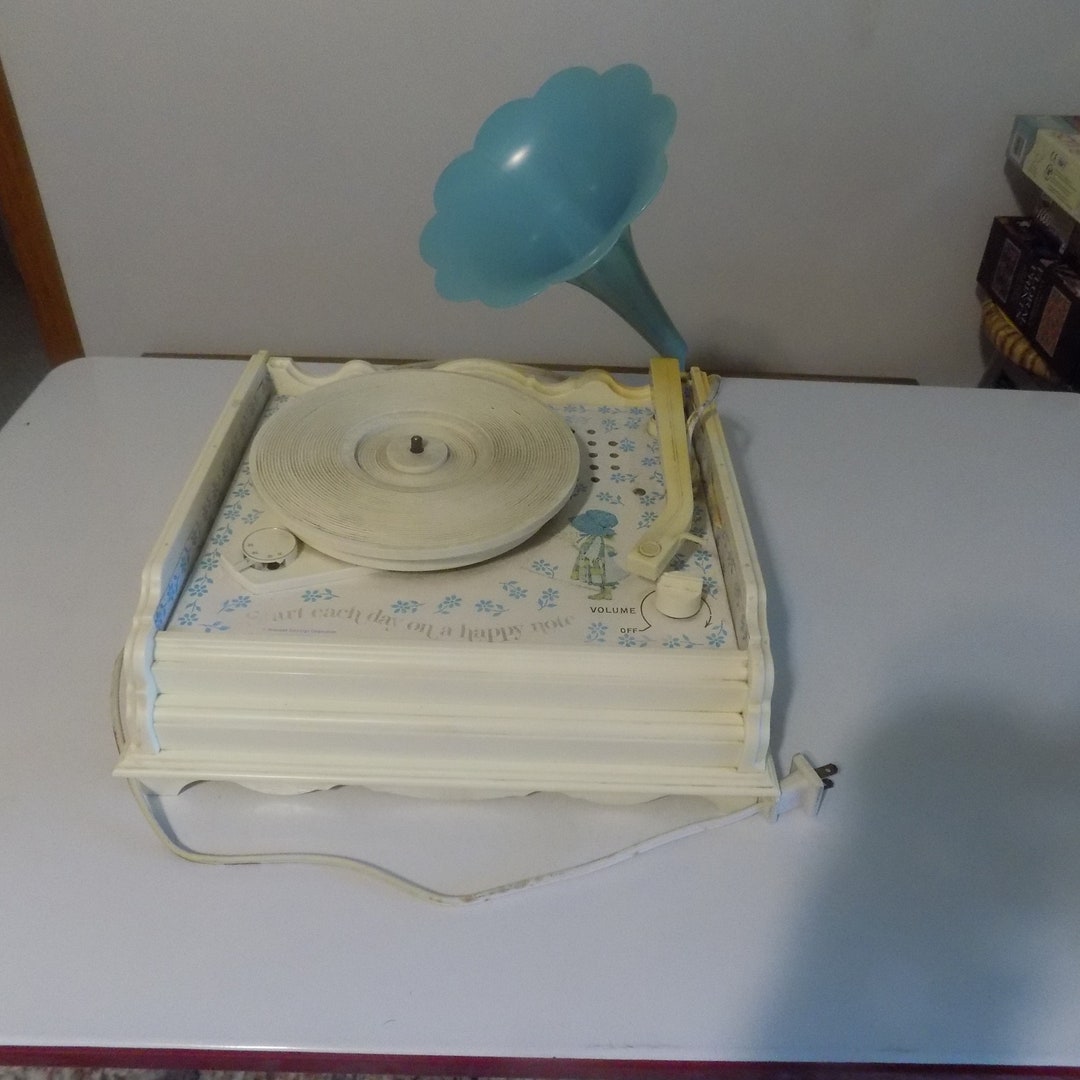 Holly Hobbie, old Fashioned Phonograph, Record Player, Tested Works - Etsy
