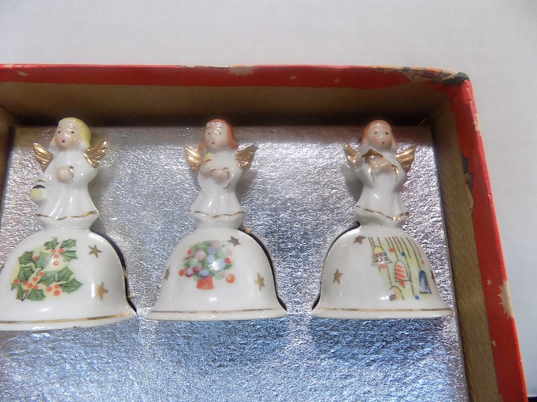 Vintage Christmas Japan 3 Bells From 50s in Original Box - Etsy