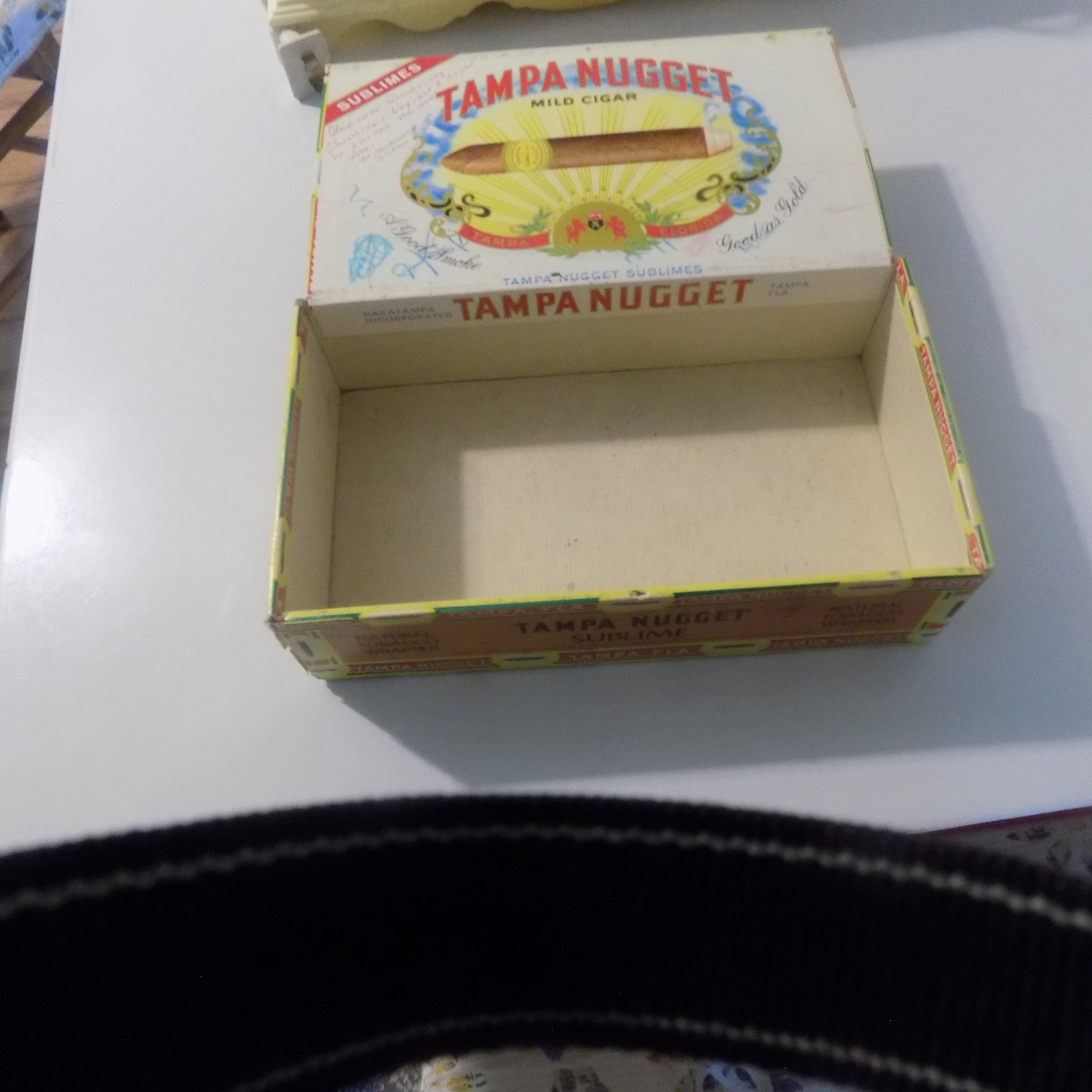 Vintage 1950's Cigar Box Tampa Nugget Sublimes Mild Cigar Box Seal of ...