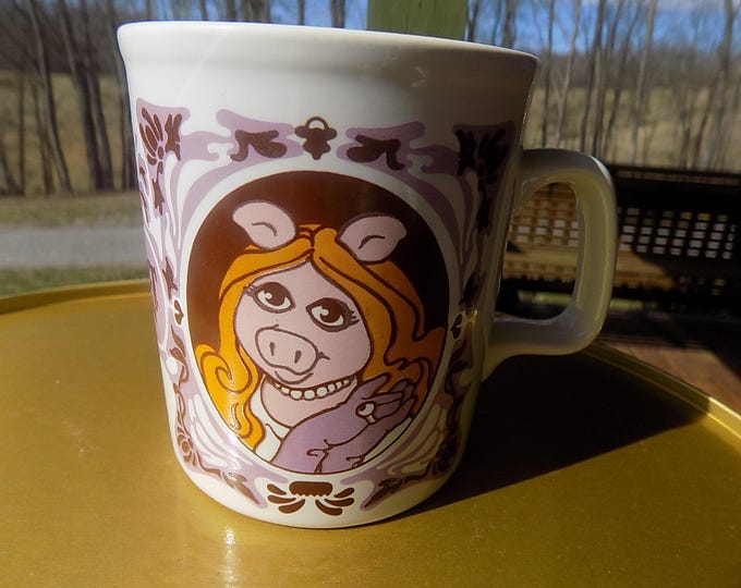 Muppet Show 1978 Miss Piggy Mug Kiln Craft Staffordshire English ...