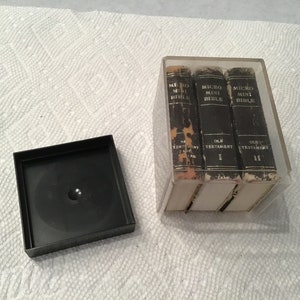 Vintage Micro Mini BIBLE Set 3 King James I and II and - Etsy