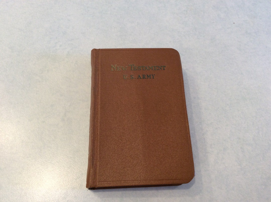 WWII NEW TESTAMENT U.S. Army World War 2 Soldier’s Prayer Book Bible ...