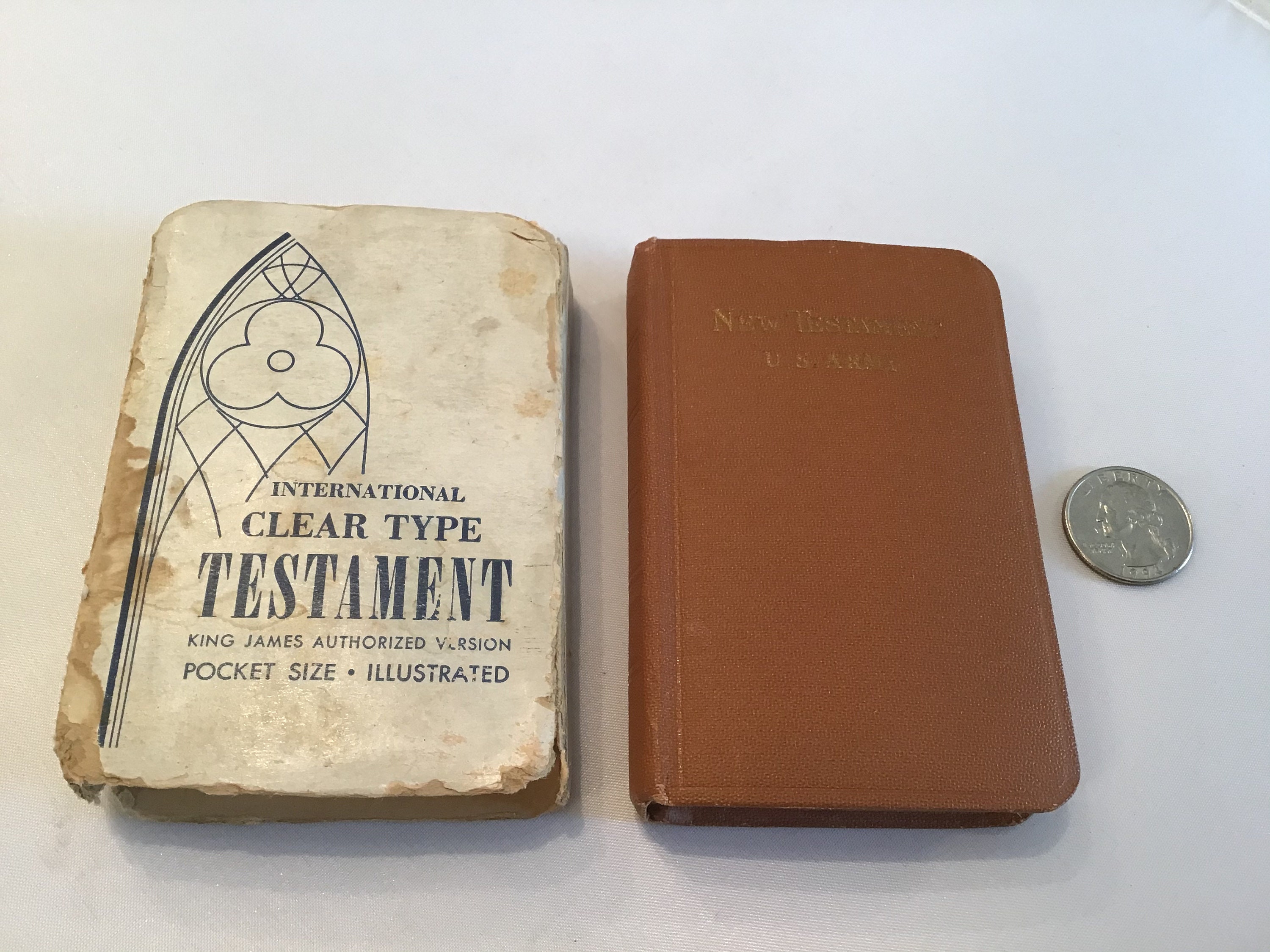 WWII U.S. ARMY New Testament Pocket Bible United States Military With ...