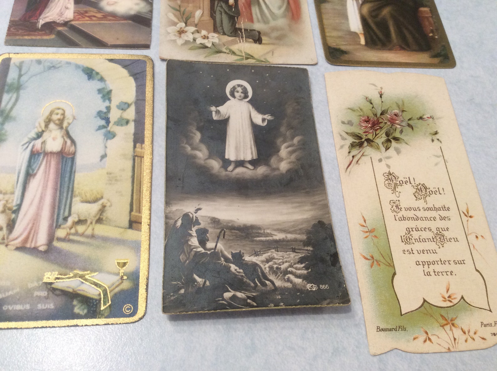 Antique Vintage HOLY CARDS Lot Prayer Bible Card Catholic w - Etsy