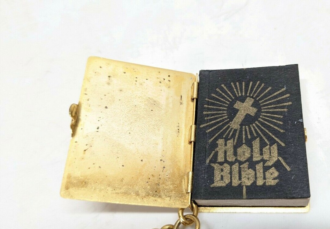 Vintage Mini HOLY BIBLE Locket Bracelet ~ Darling Set - Etsy