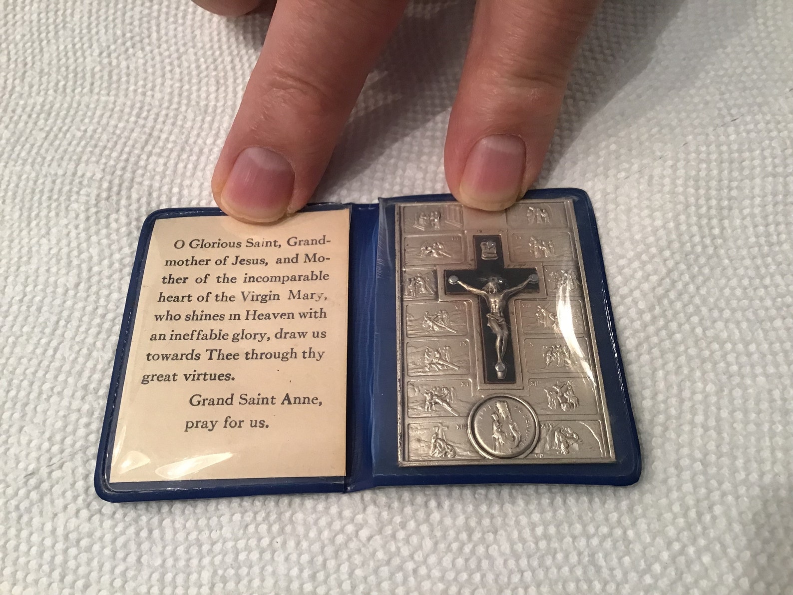 Vintage St. Anne Stations of the Cross Folding Pocket - Etsy