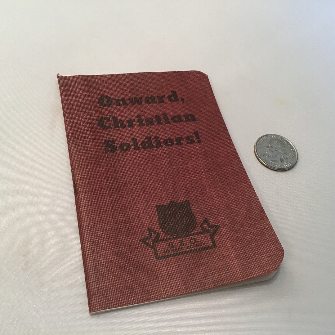 WWII Military Onward Christian Soldiers! Prayer Book ~ YMCA U.S.O ...
