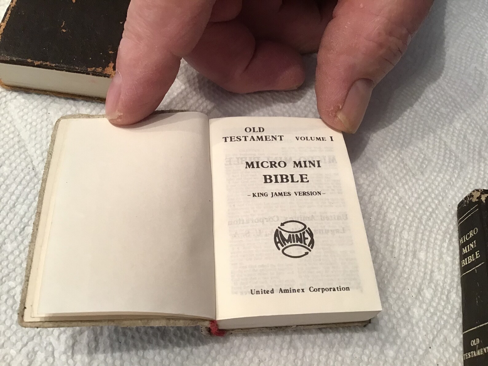 Vintage Micro Mini BIBLE Set 3 King James I and II and - Etsy