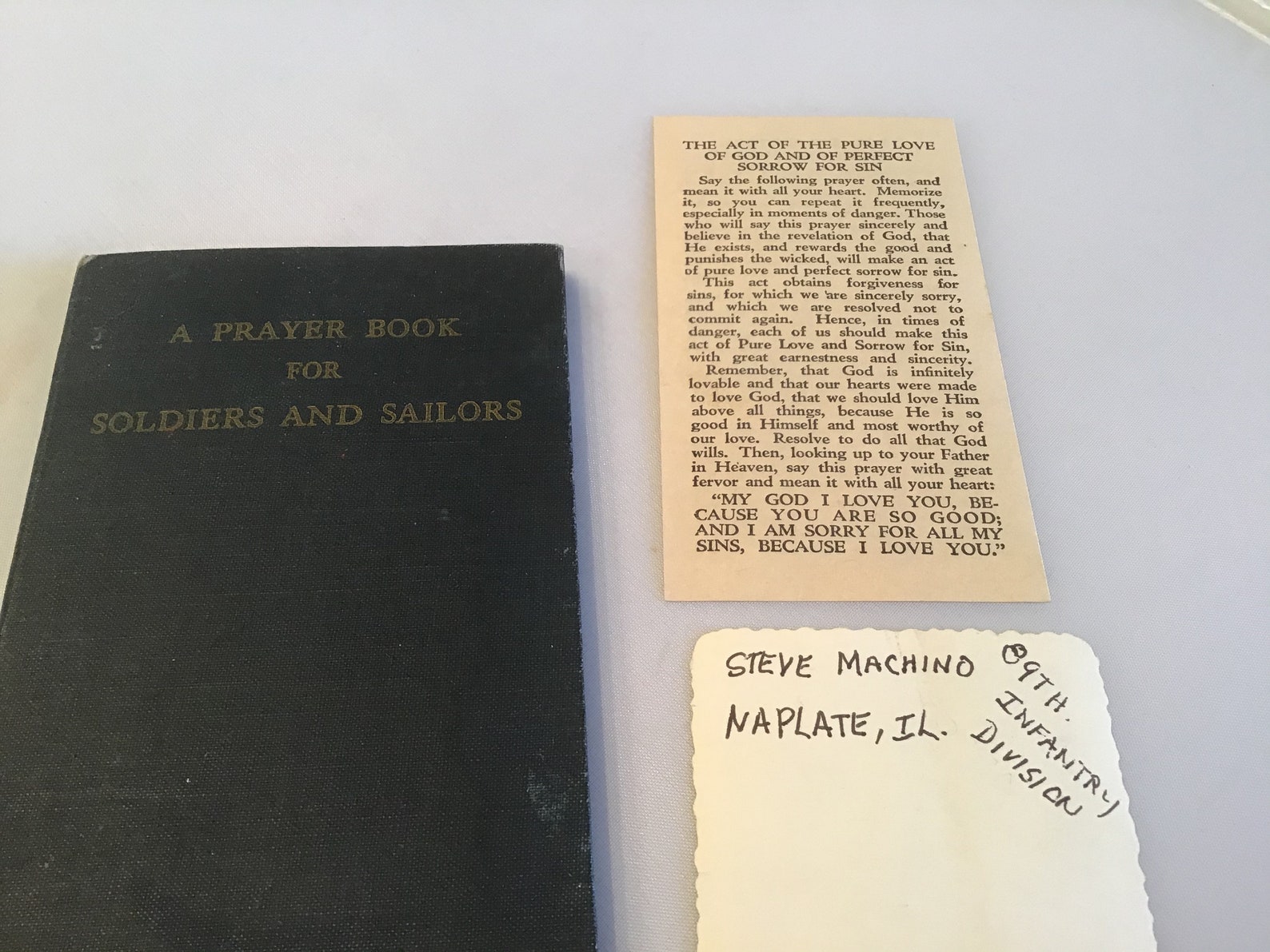 WWII A Prayer Book for SOLDIERS and SAILORS World War 2 Bible Vtg Rare ...