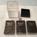 Vintage Micro Mini BIBLE Set 3 King James I and II and Psalms in ...