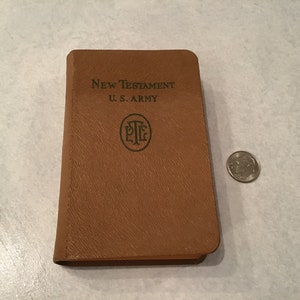 WWII U.S. ARMY New Testament Pocket Bible United States - Etsy