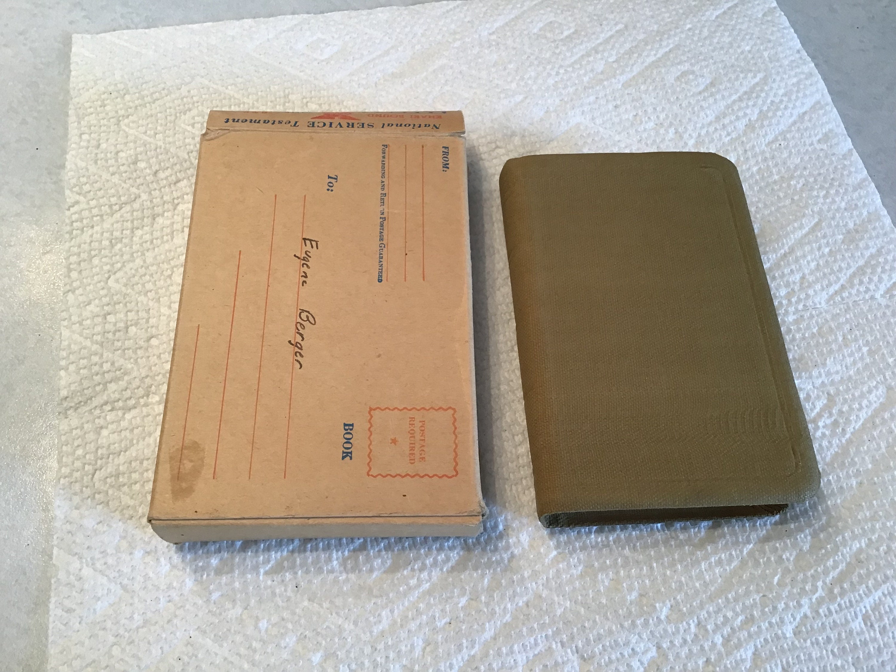 WWII U.S. ARMY New Testament Pocket Bible United States Military With ...