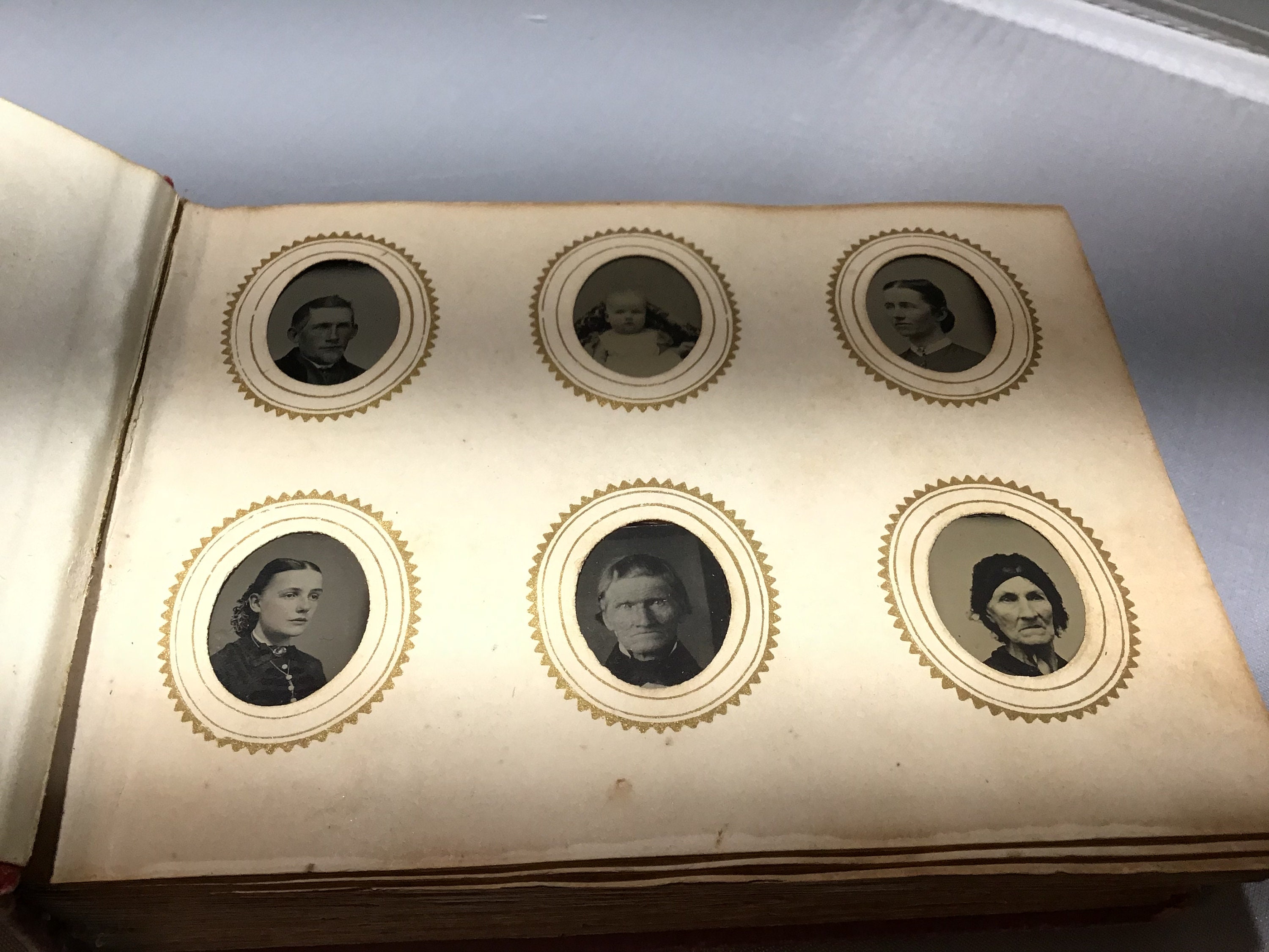 Antique 1800 MINIATURE TIN TYPE Picture Album 185 Photos Super Rare - Etsy