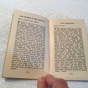 WWII Wartime PRAYER GUIDE Book for Army Navy Marine World War Two ...