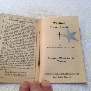 WWII Wartime PRAYER GUIDE Book for Army Navy Marine World War Two ...